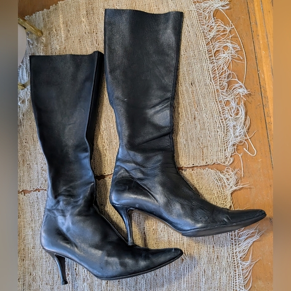 Walter Steiger | Shoes | Walter Steiger Tall Fitted Boot In Black ...